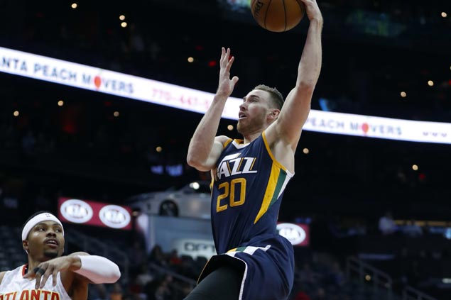 Gordon Hayward strikes hot early then Jazz pull away in the third to ...