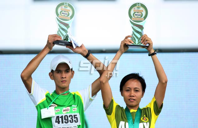 Agravante and Banayag rule Milo run elims