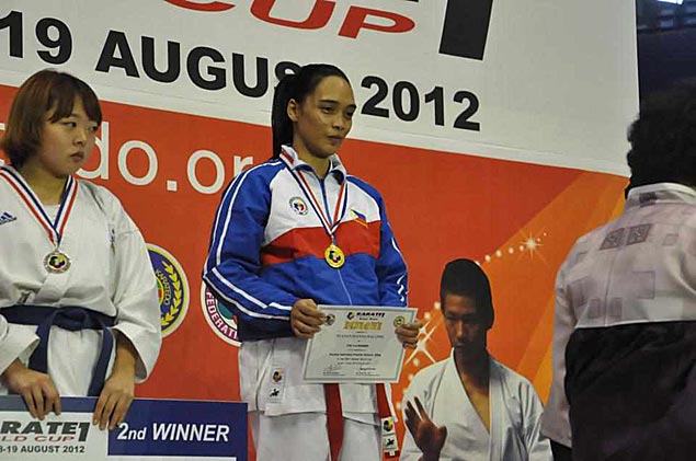 Ylanan takes gold in karate World Cup