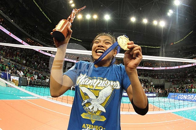 Ateneo Lady Eagles looking up while staying grounded at the same time