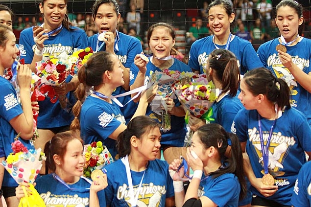 Emotional scenes as Ateneo Lady Eagles soar to new heights with first ...