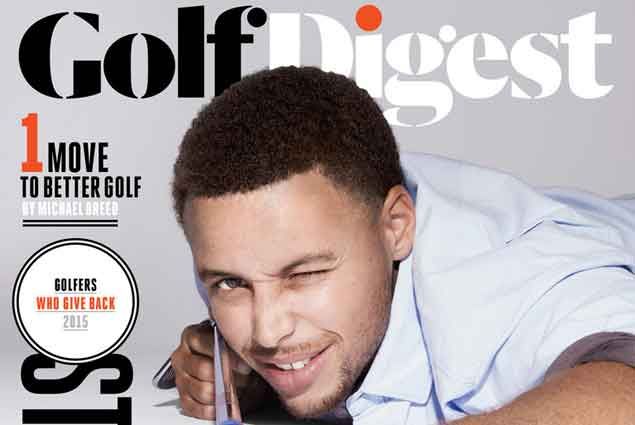 Stephen Curry graces cover of Golf Digest issue on 'Golfers who give back'