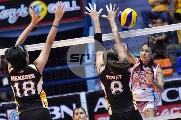 Nicole Tiamzon shines as UP Lady Maroons overcome UST Tigresses for ...