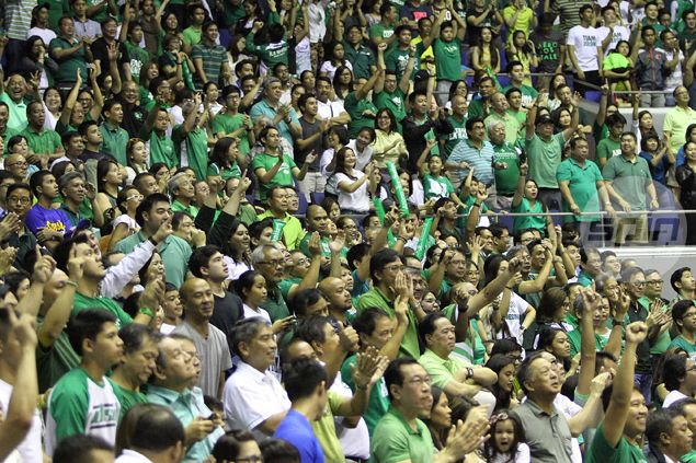 GALLERY: It's green and go for La Salle's title-retention campaign in UAAP