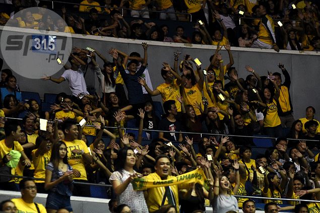 FEU's colorful 'sea of yellow green' gimmick fast catching attention of ...